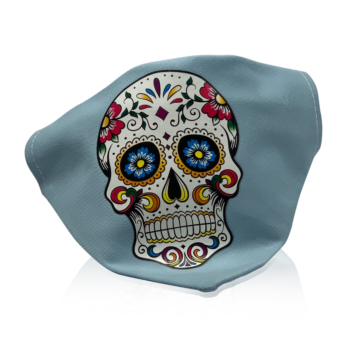 Colorful Skull French Bulldog Bandana